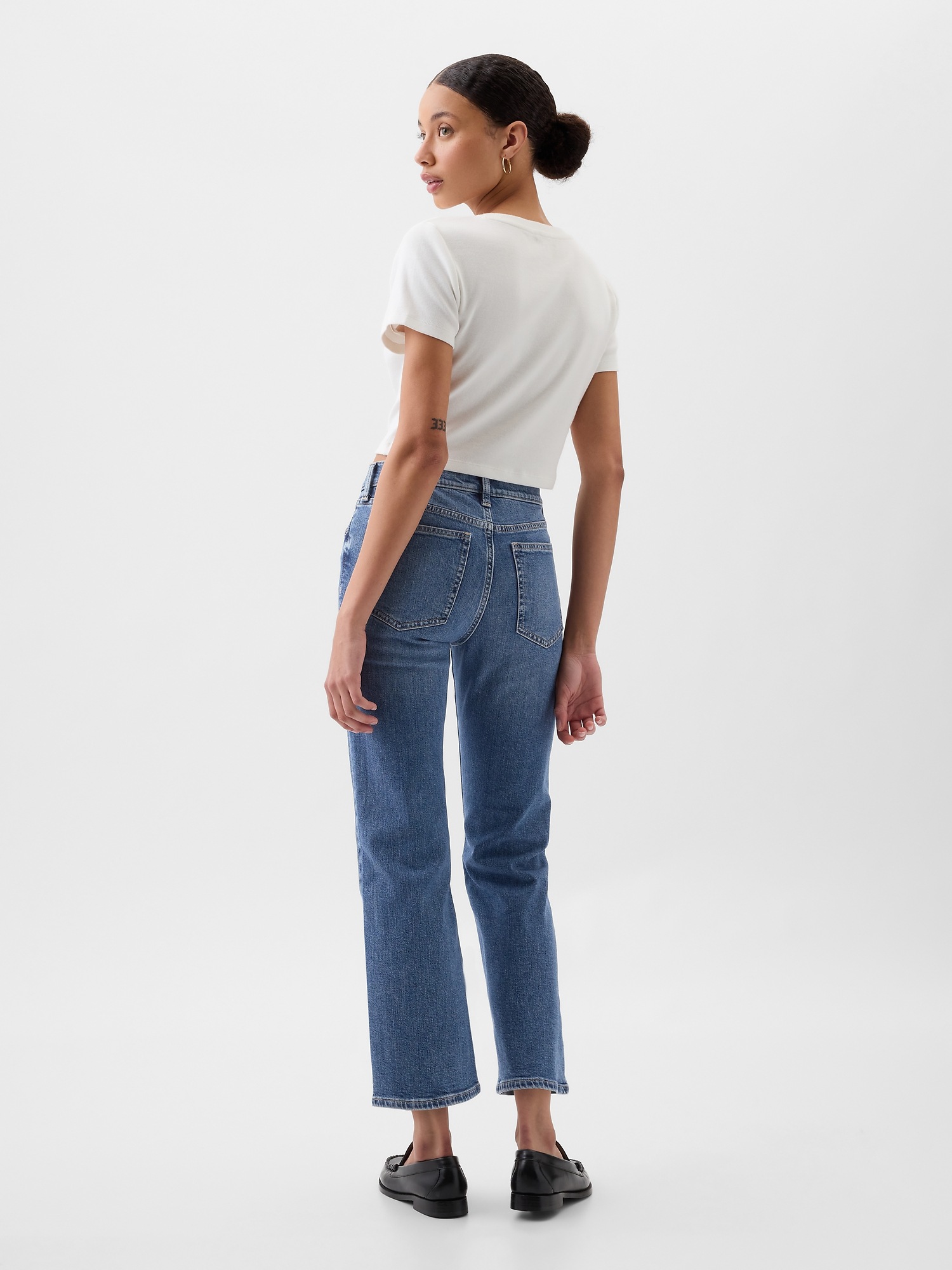 Mid Rise Kick Fit Jeans Gap Factory Mid Rise Kick Fit Jeans Gap Factory