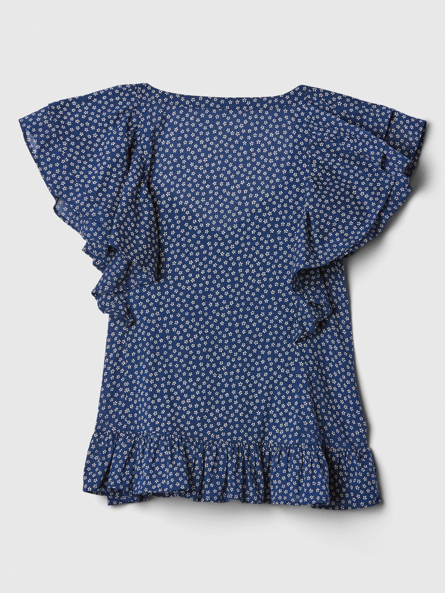 Pintuck Flutter Sleeve Top | Gap Factory