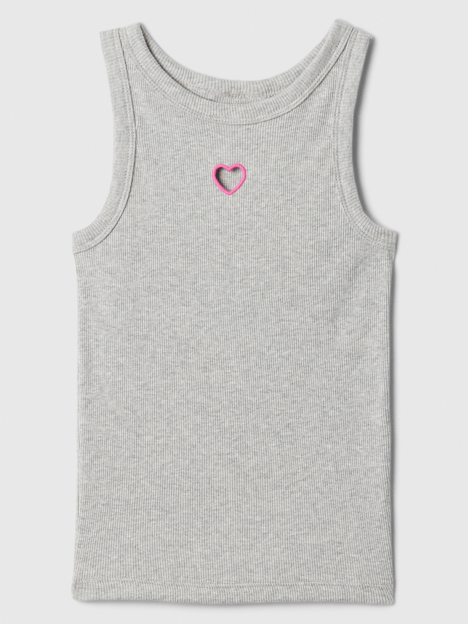 Kids Ribbed High Neck Tank | Gap Factory