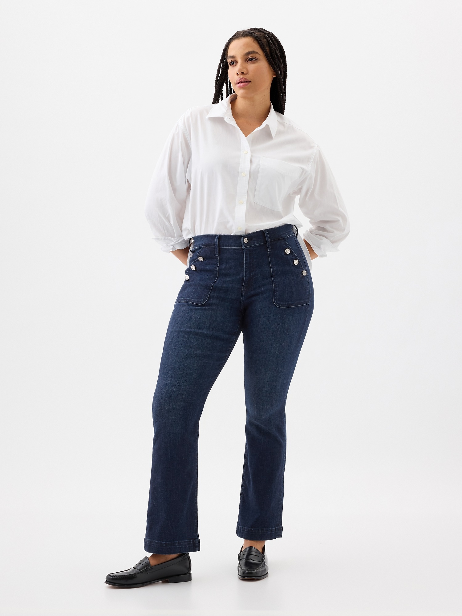 Mid Rise Baby Boot Jeans | Gap Factory