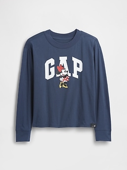 GapKids × Disney Minnie Mouse Relaxed Logo T-Shirt | Gap Factory